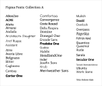 Figma Fonts: Collection A – Vizstas