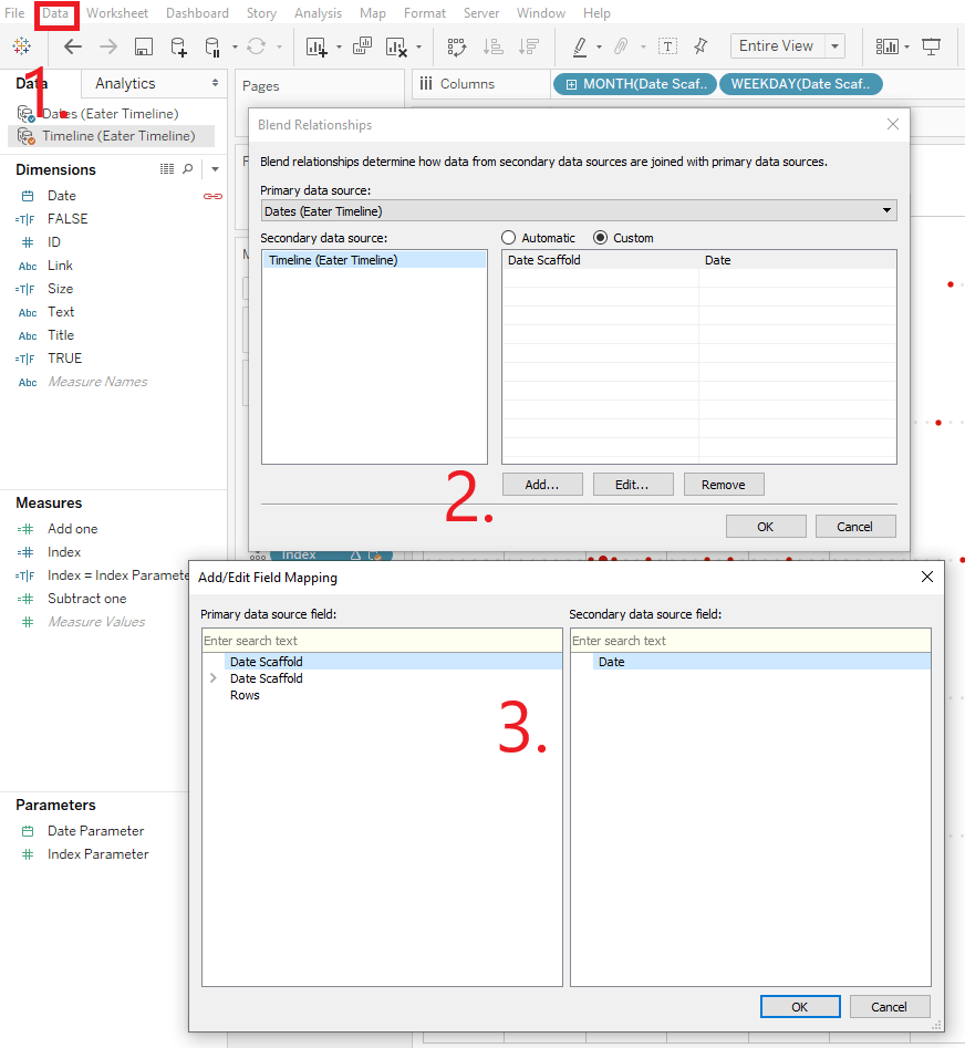 How to make a Calendar Timeline in Tableau – Vizstas